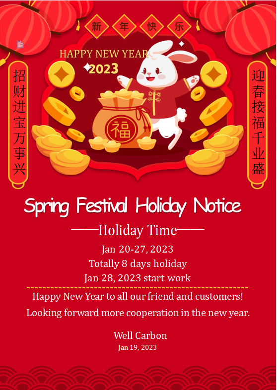Spring Festival Holiday Notice
